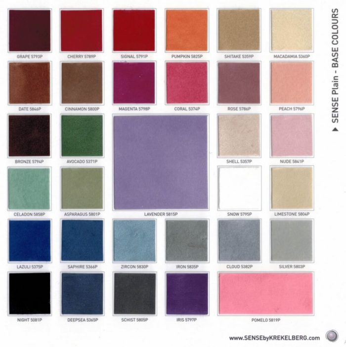 Suede paper : SENSE Plain in 100 colours ! - Sense by Krekelberg